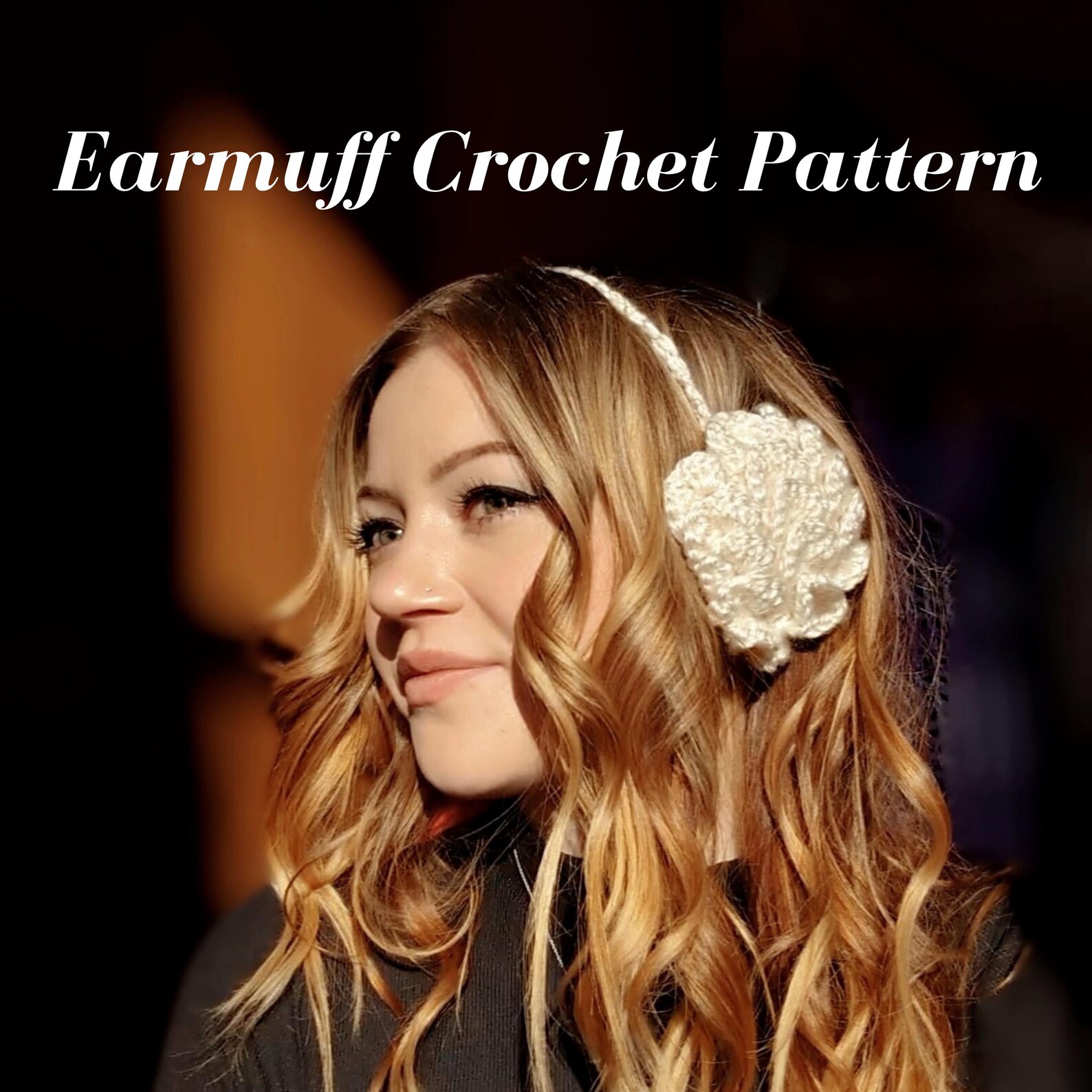 Cute Earmuff Crochet Pattern - Crochet Pattern for Winter Earmuffs ...