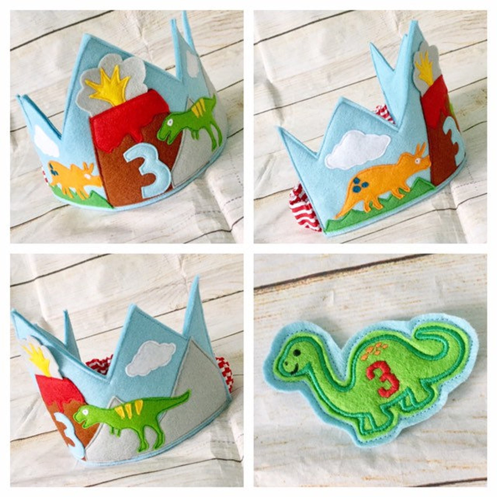Dinosaur Birthday Crown Dinosaur Crown Dinosaur Party - Etsy UK