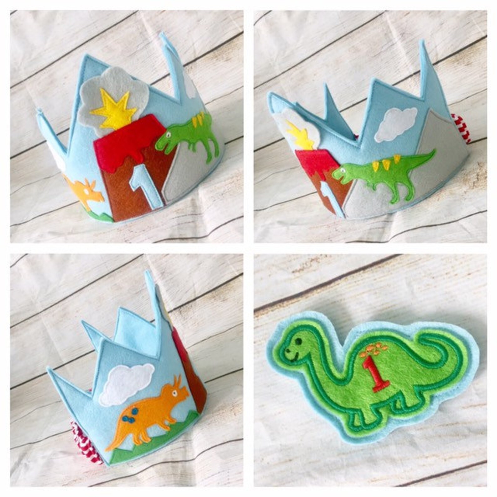 Dinosaur Birthday Crown Dinosaur Crown Dinosaur Party - Etsy UK