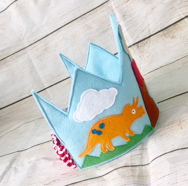 Dinosaur Birthday Crown Dinosaur Crown Dinosaur Party - Etsy UK
