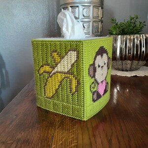 Monkey Tissue Box Cover - Etsy