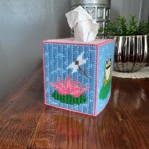 Frog Tissue Box Cover - Etsy