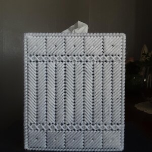 Pink Rose Tissue Box Cover - Etsy