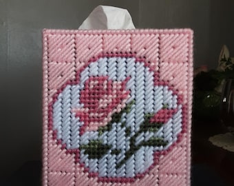 Rose Tissue Box Cover - Etsy