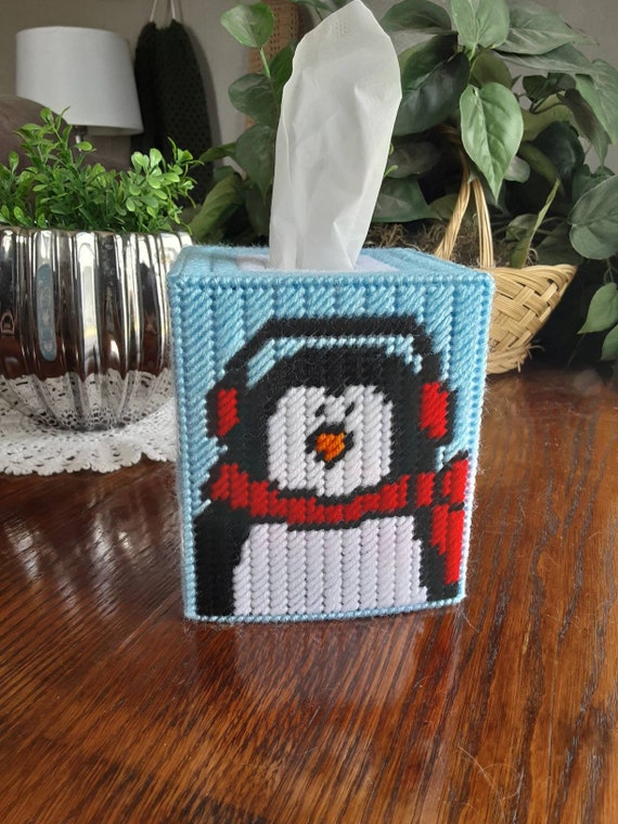 I Love Penguins Tissue Box Cover - Etsy