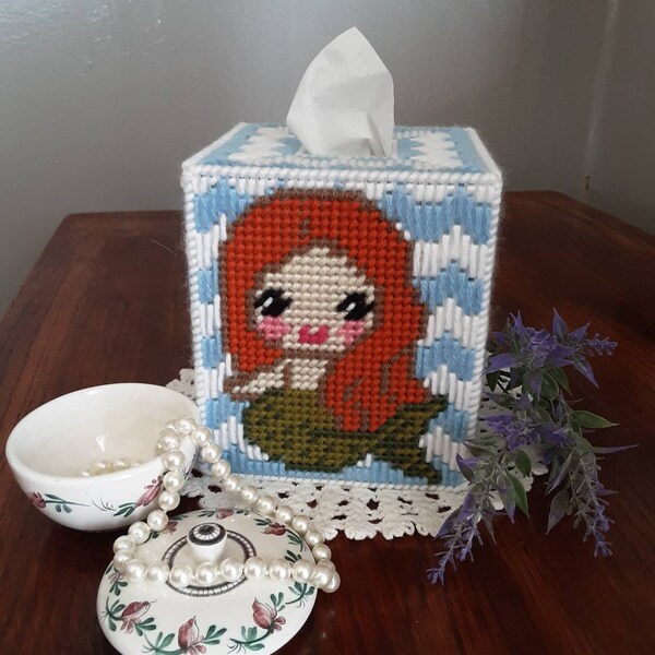 Mermaid Tissue Box - Etsy