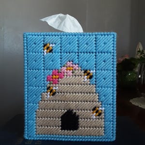 Bee Hive Tissue Box Cover - Etsy