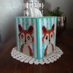 Fox Tissue Box Cover - Etsy