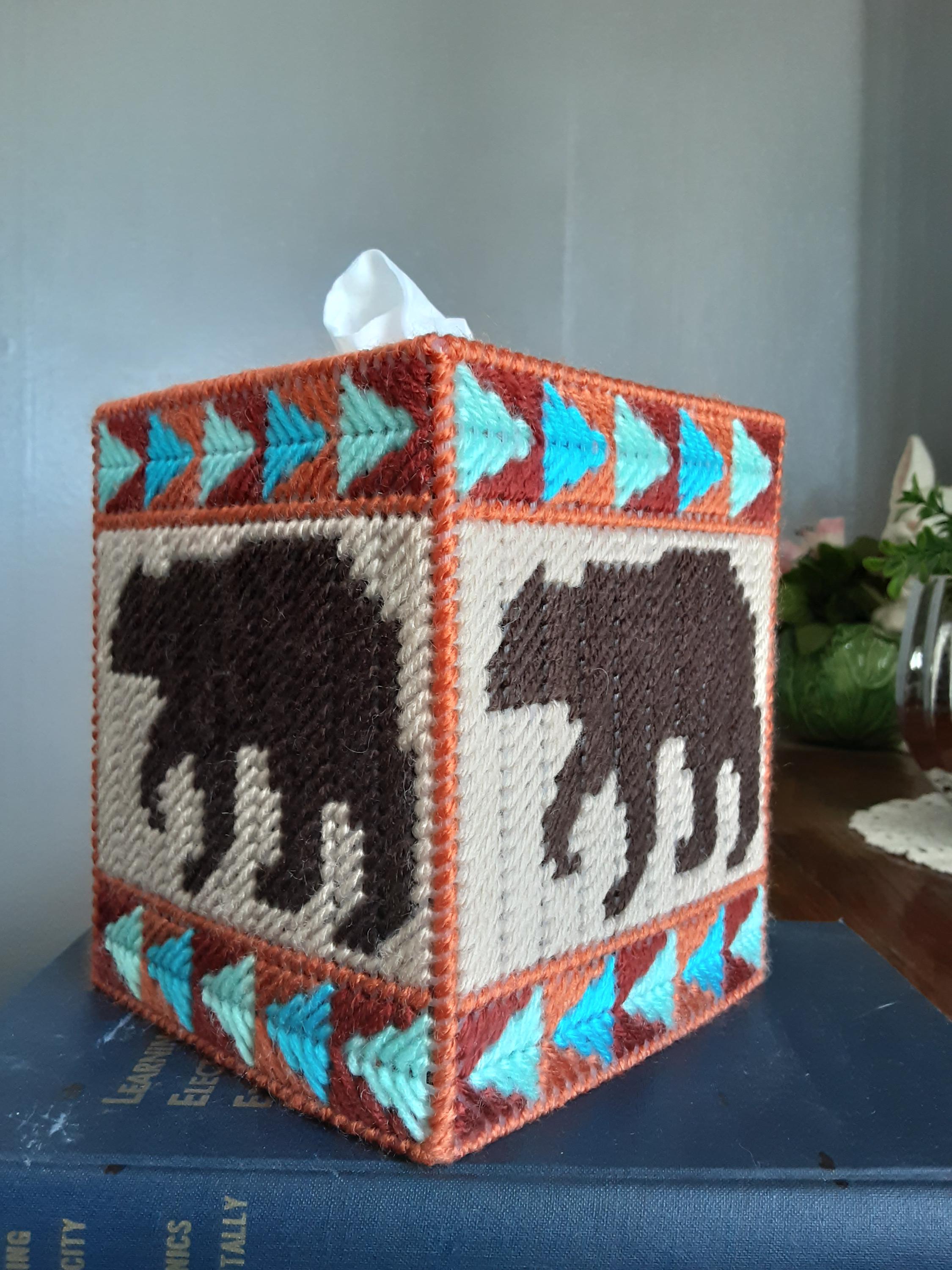 Bear Tissue Box Cover - Etsy