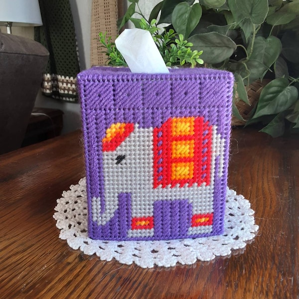 Plastic Elephant Tissue Box Cover - Etsy