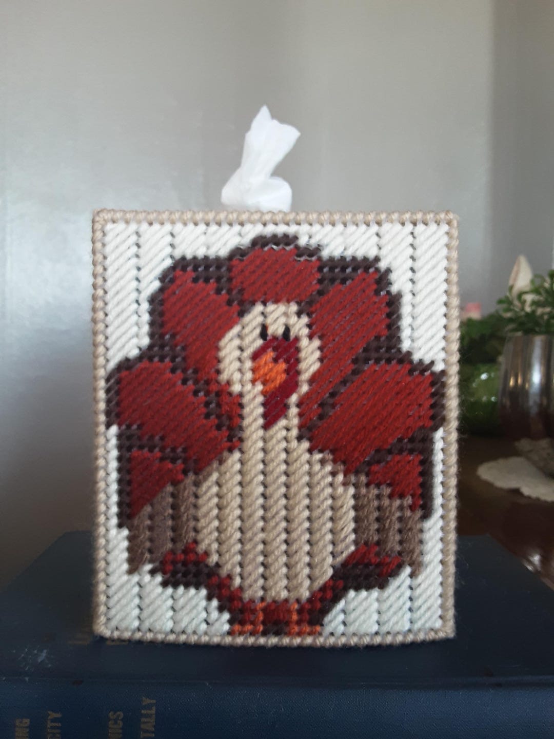 A Cute Thanksgiving Turkey Tissue Box Cover - Etsy