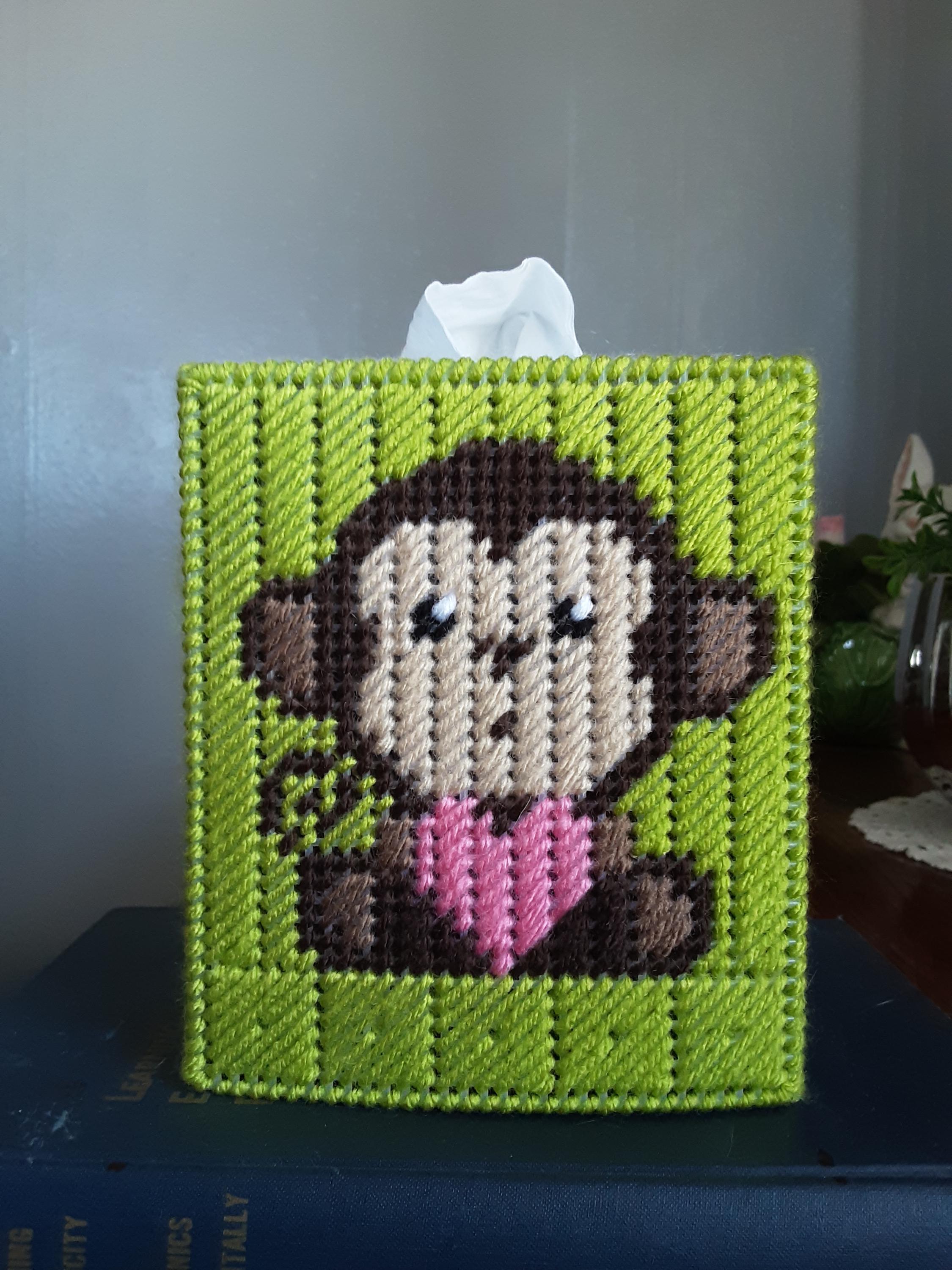 Monkey Tissue Box Cover - Etsy