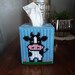 Cow Tissue Box Cover - Etsy