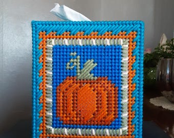 Pumpkin Tissue Box Cover - Etsy