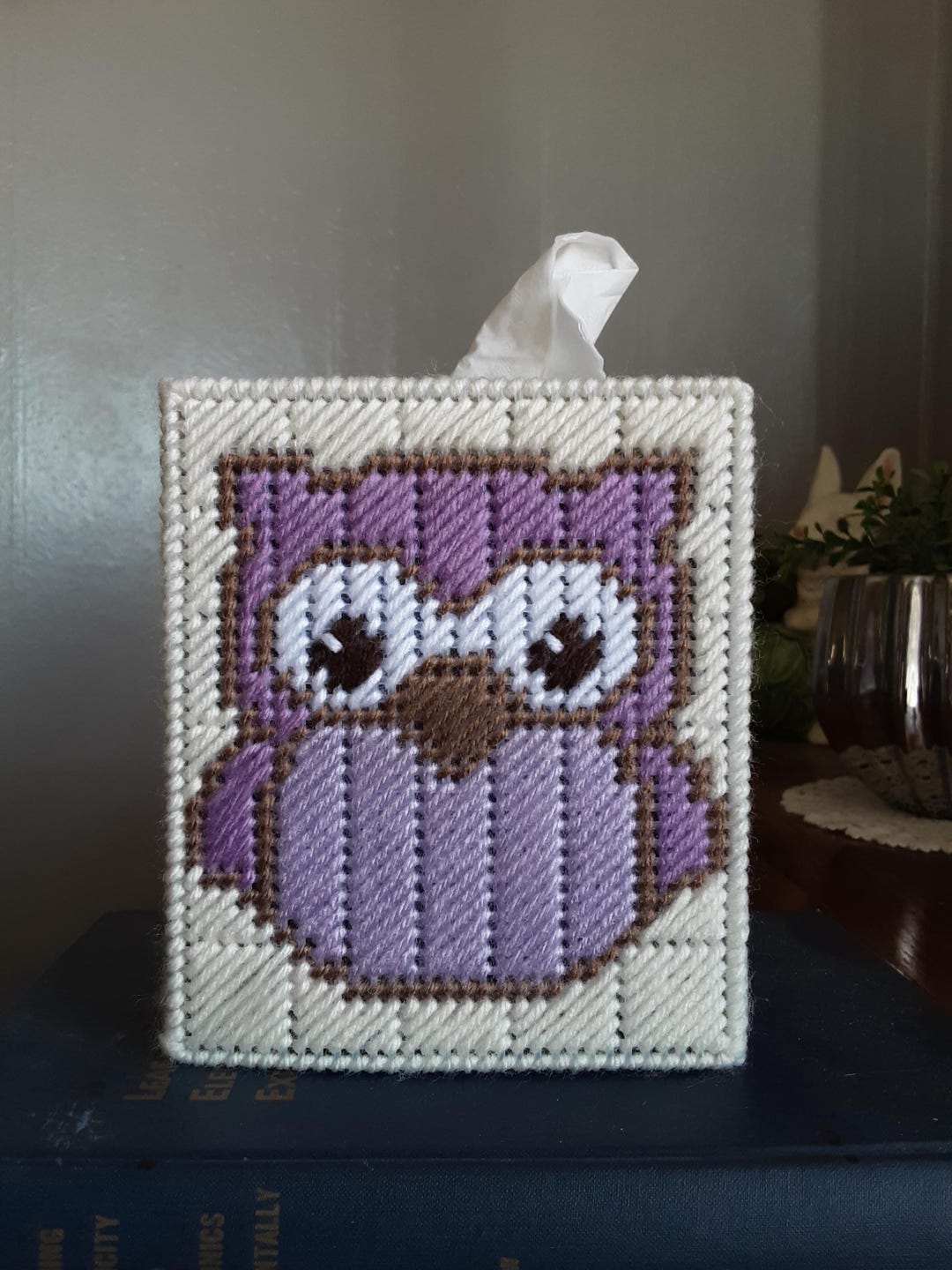Owl Tissue Box Cover - Etsy