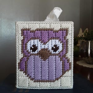 Owl Tissue Box Cover - Etsy