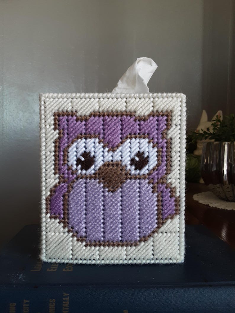 Owl Tissue Box Cover - Etsy