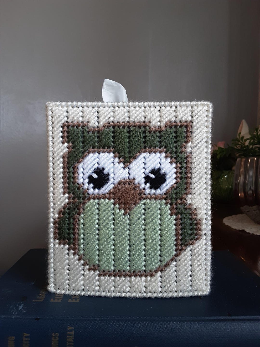 Owl Tissue Box Cover - Etsy