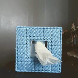Baby Blue Tissue Box Cover - Etsy