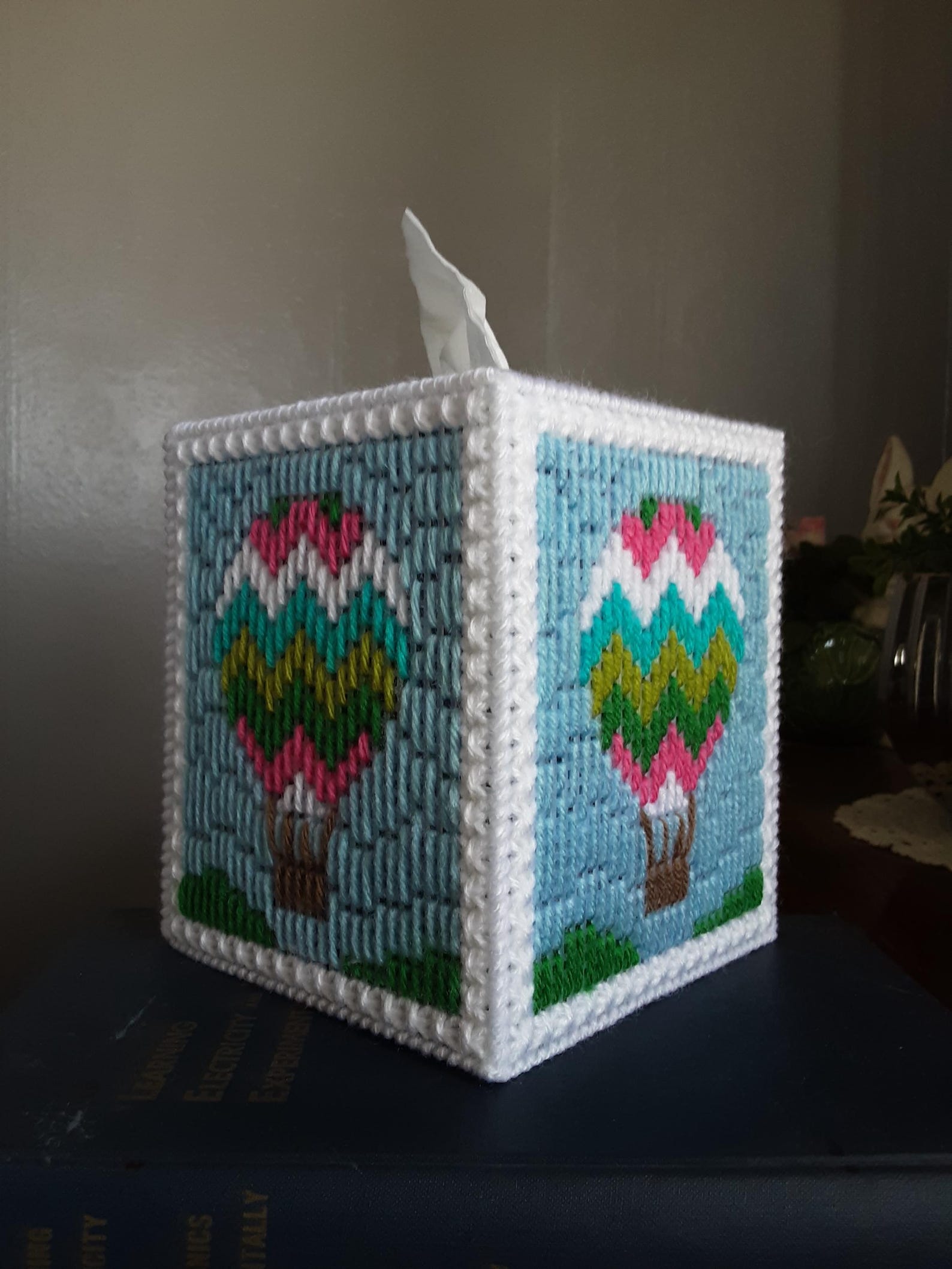 Hot Air Balloon Tissue Box Cover - Etsy