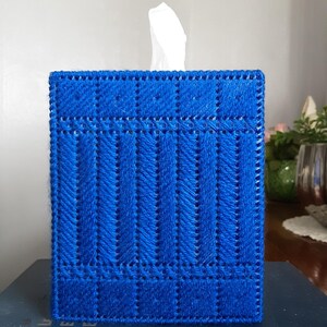 Navy Blue Tissue Box Cover - Etsy