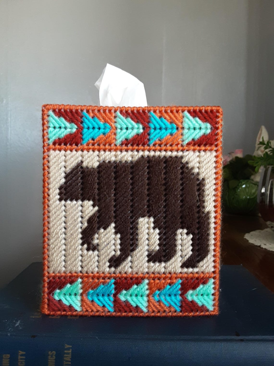 Bear Tissue Box Cover - Etsy
