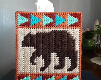 Bear Tissue Box Cover - Etsy