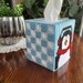 I Love Penguins Tissue Box Cover - Etsy