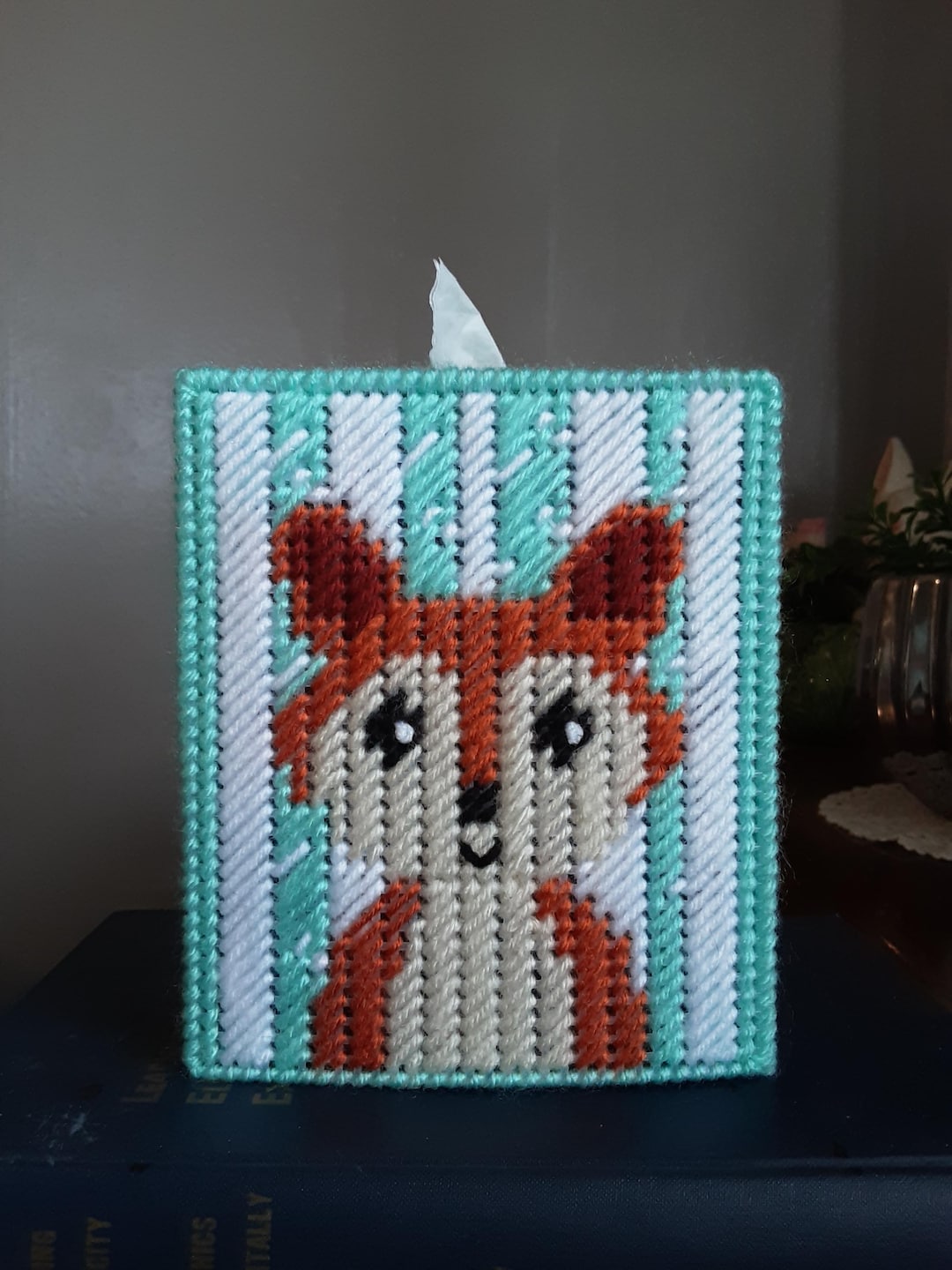 Fox Tissue Box Cover - Etsy