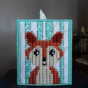 Fox Tissue Box Cover - Etsy