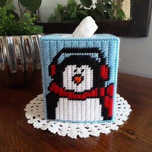 I Love Penguins Tissue Box Cover - Etsy