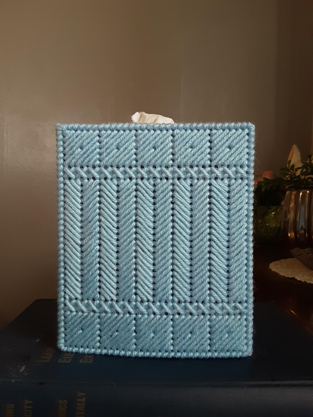 Baby Blue Tissue Box Cover - Etsy