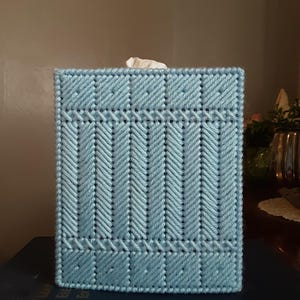 Baby Blue Tissue Box Cover - Etsy
