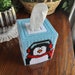 I Love Penguins Tissue Box Cover - Etsy