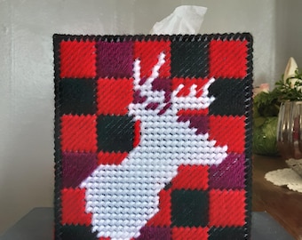 Deer Tissue Box Cover - Etsy