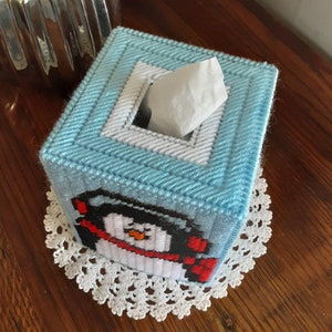 I Love Penguins Tissue Box Cover - Etsy