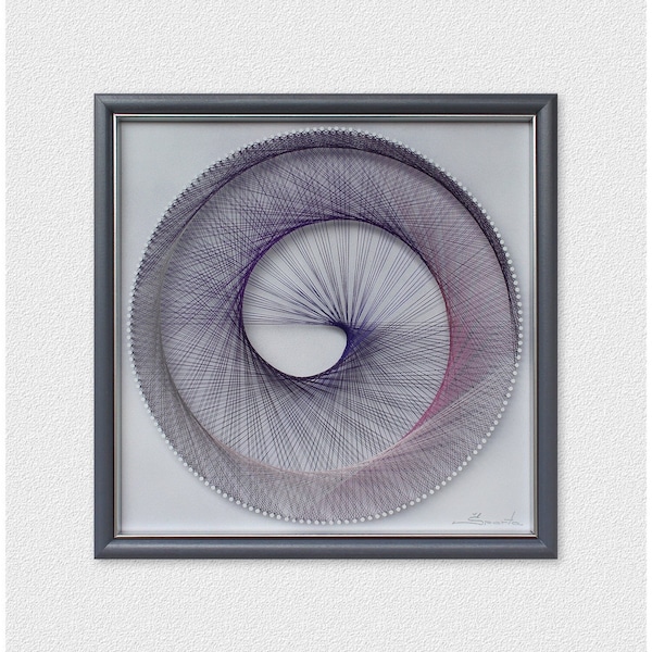 Spiral String Art - Etsy