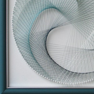 Zen Wall Art - Abstract String Art - Framed Art Entryway - Spiritual ...