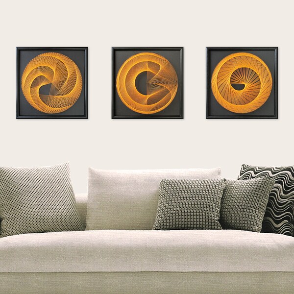 String Wall Art - Etsy