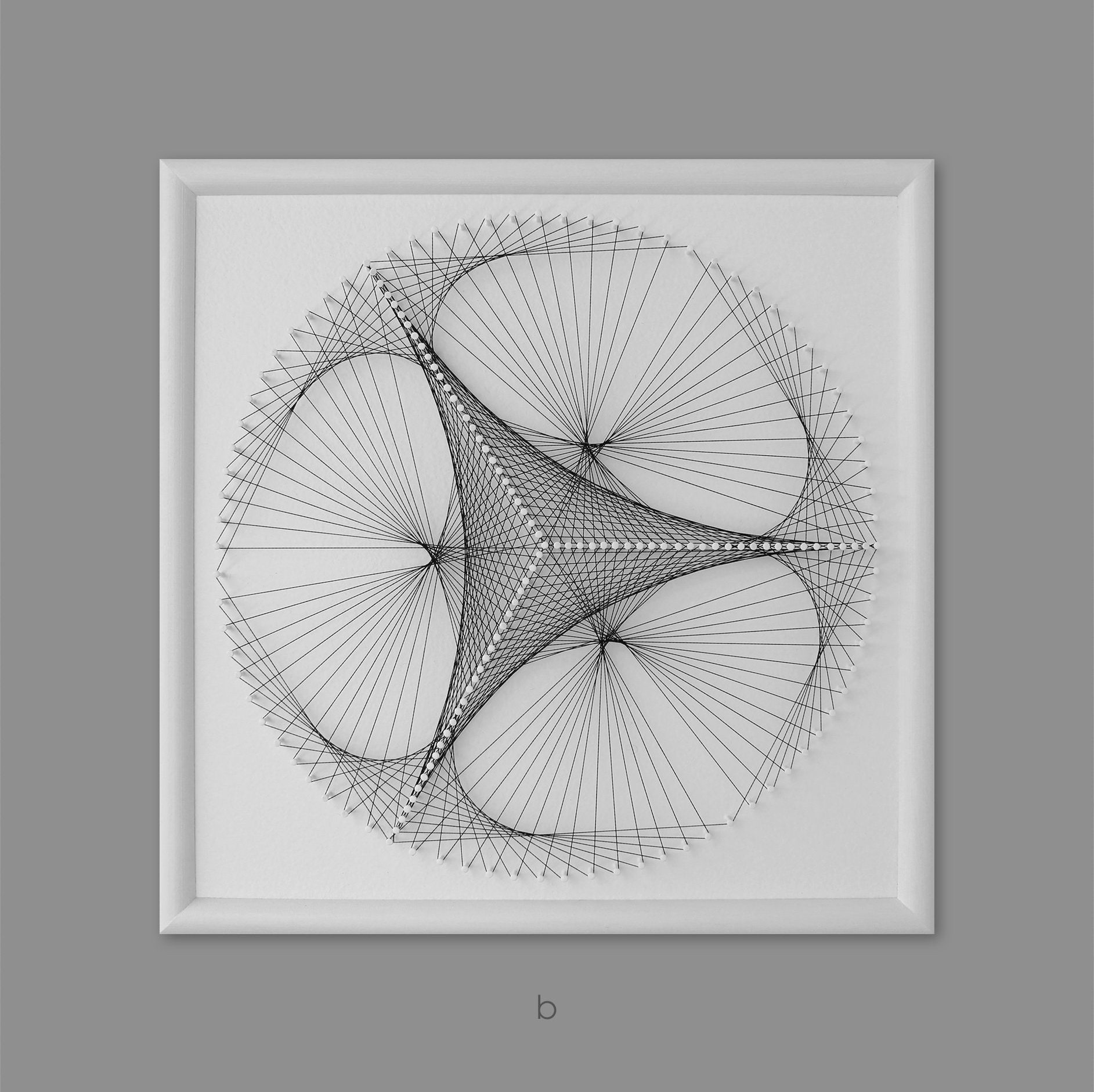 Elegant String Art Zen Wall Art Sacred Geometry Art | Etsy