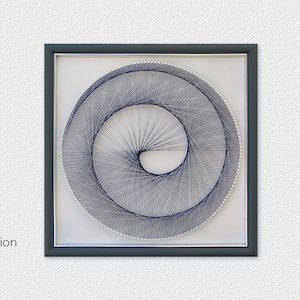 Nautical Wall Art Pastel Blue - String Art - Zen Wall Art Geometric ...