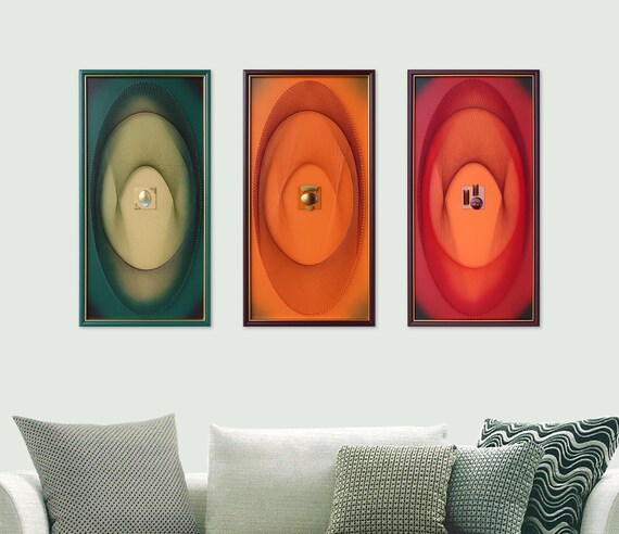 Large Wall Art Abstract Zen String Art Framed Art Sacred | Etsy