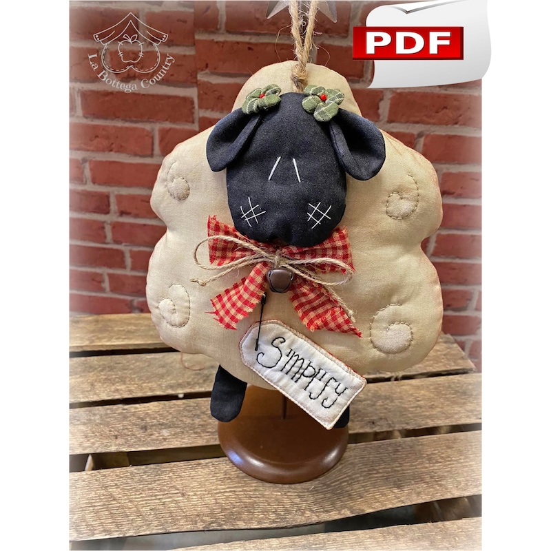 Primitive Sheep Pattern - Etsy