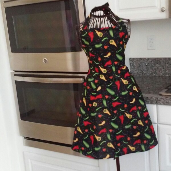 Chili Pepper Apron - Etsy