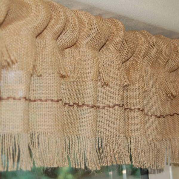 Burlap Valance - Etsy