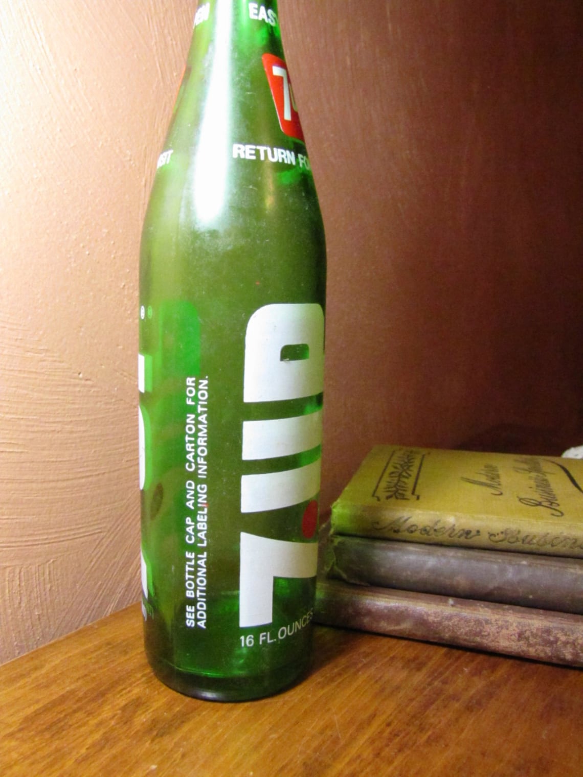 Vintage Glass 7 up Bottle - 16 Fluid Ounce Size - Etsy