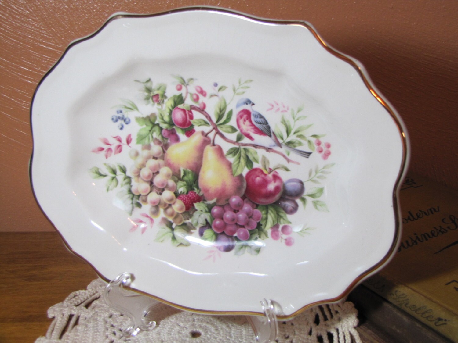 Vintage Avon Fruit Motif Platter by Enoch Wedgewood - Etsy