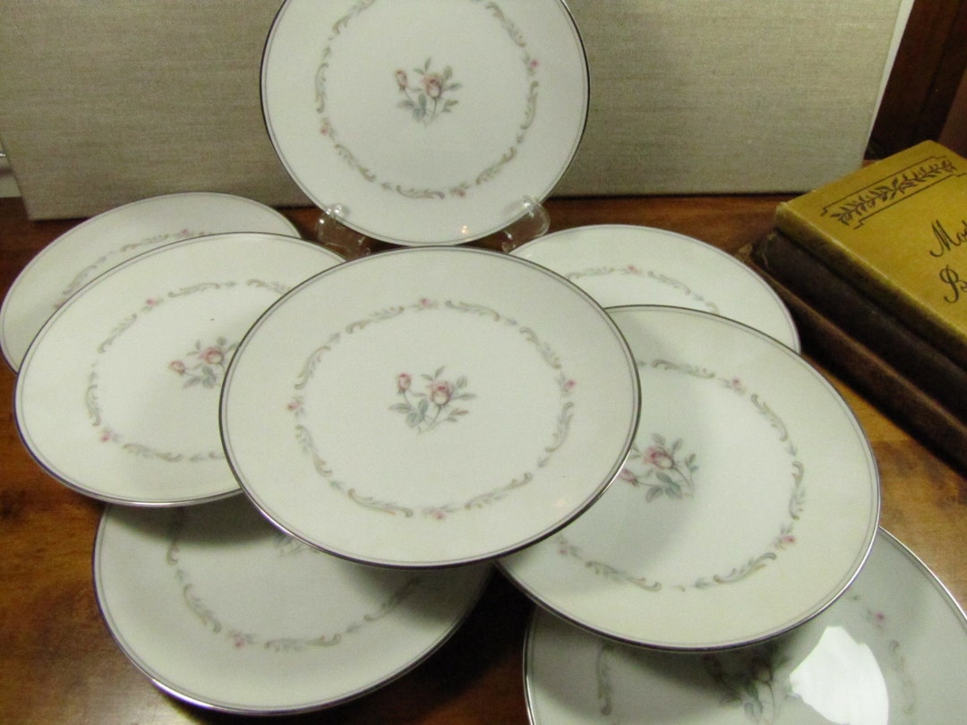 Set of Eight (8) Vintage Noritake Bread and Butter Plates - Mayfair ...