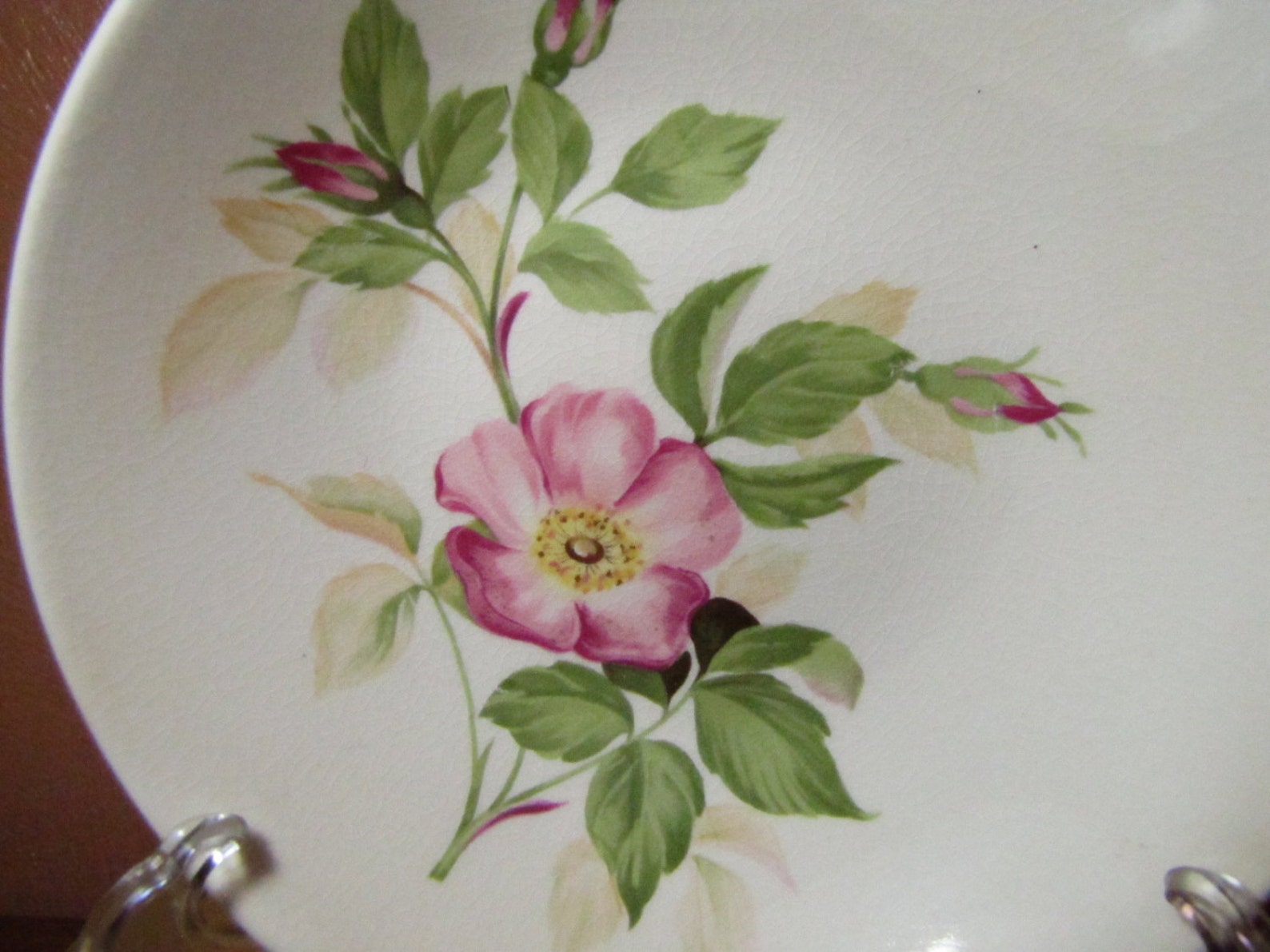 Set of Four 4 Vintage Glamour Briar Rose Pattern Shallow - Etsy