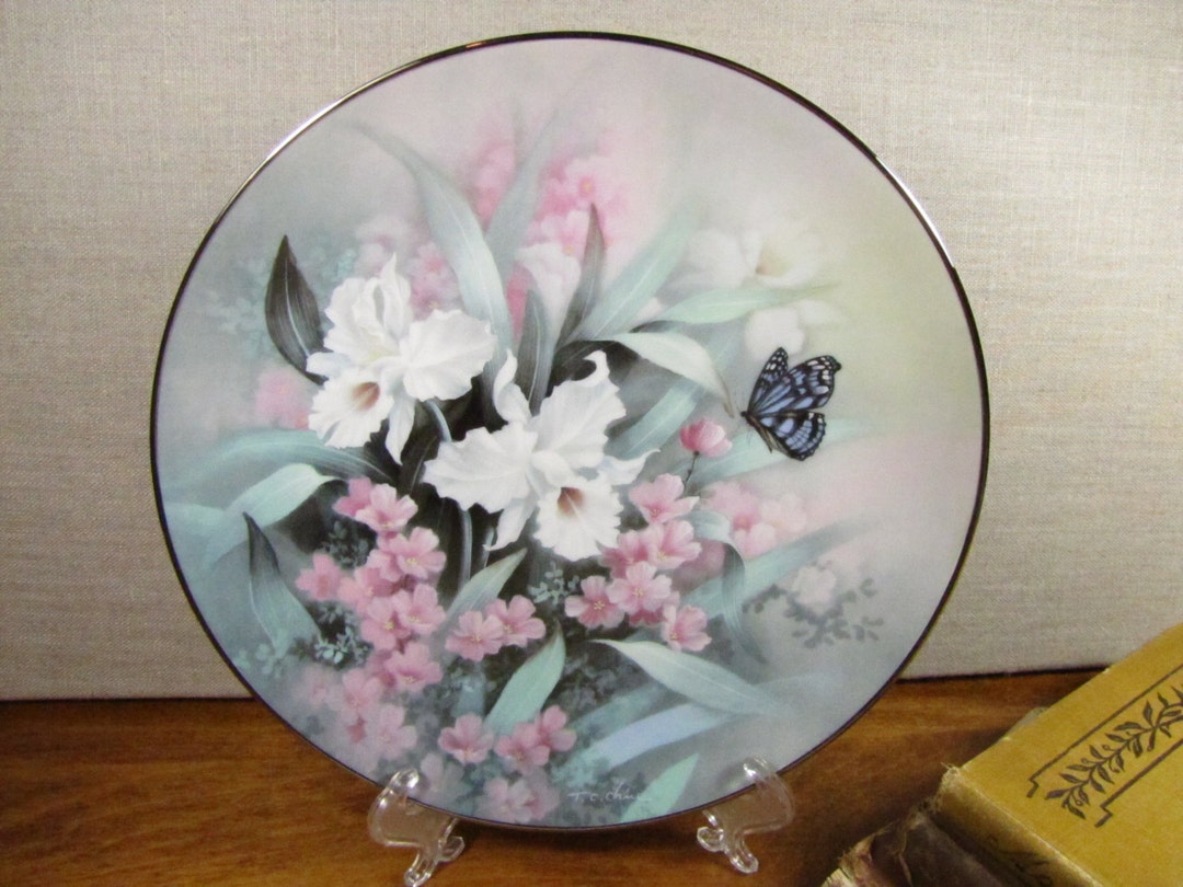 Edwin M. Knowles - Decorative Plate - Sapphire Wings - Limited Edition ...